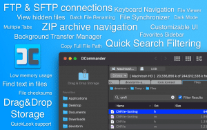 DCommander - File Commander for Mac with FTP, SFTP, SCP&ZIP